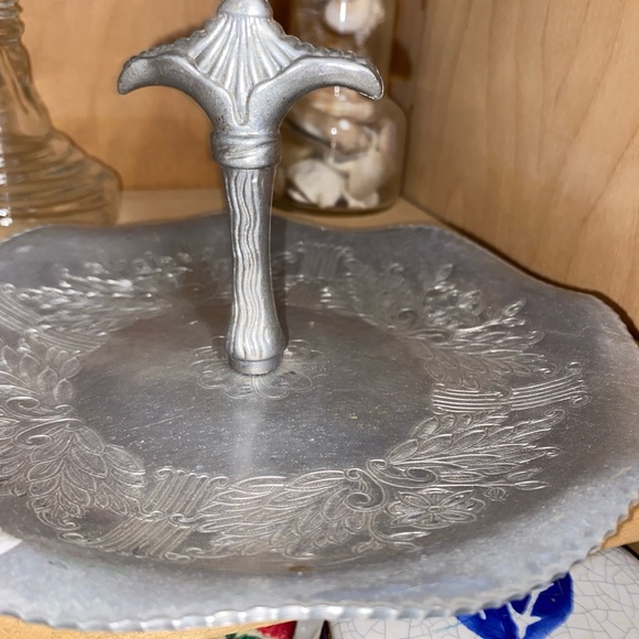 Vintage | Dining | Vintage Silver Decorative Plate | Poshmark